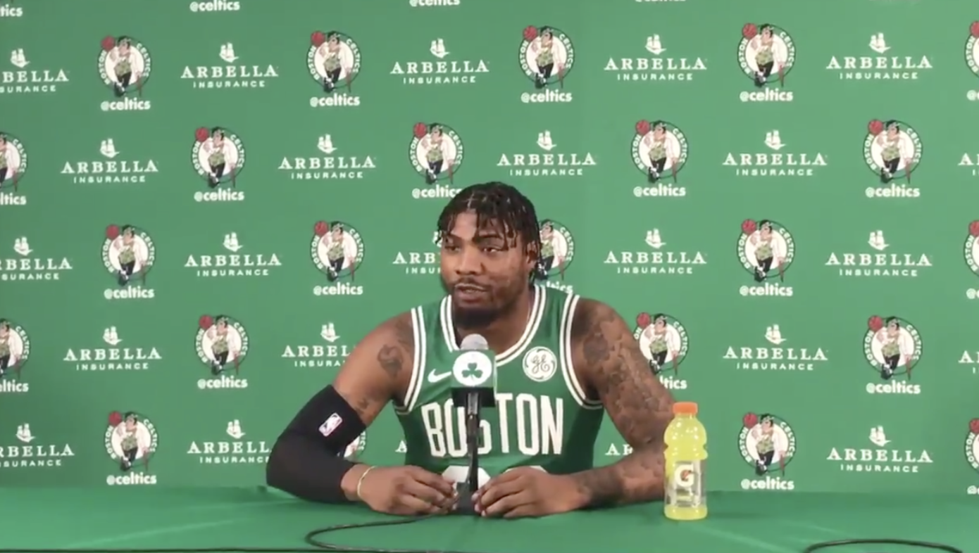 Media Day: Marcus Smart Stressing Patience with Boston Celtics - CLNS Media