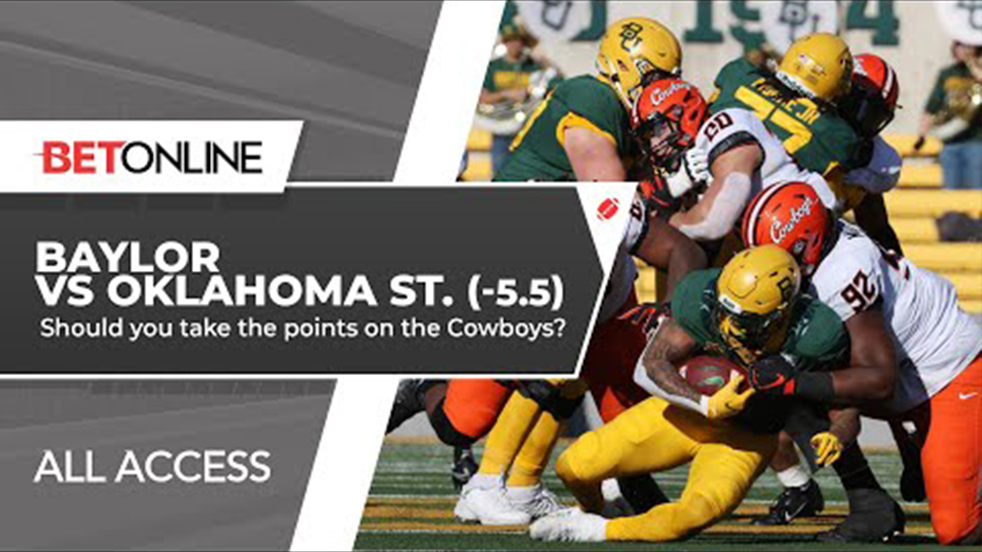 Baylor vs Oklahoma State | Big 12 Championship Picks | BetOnline All ...