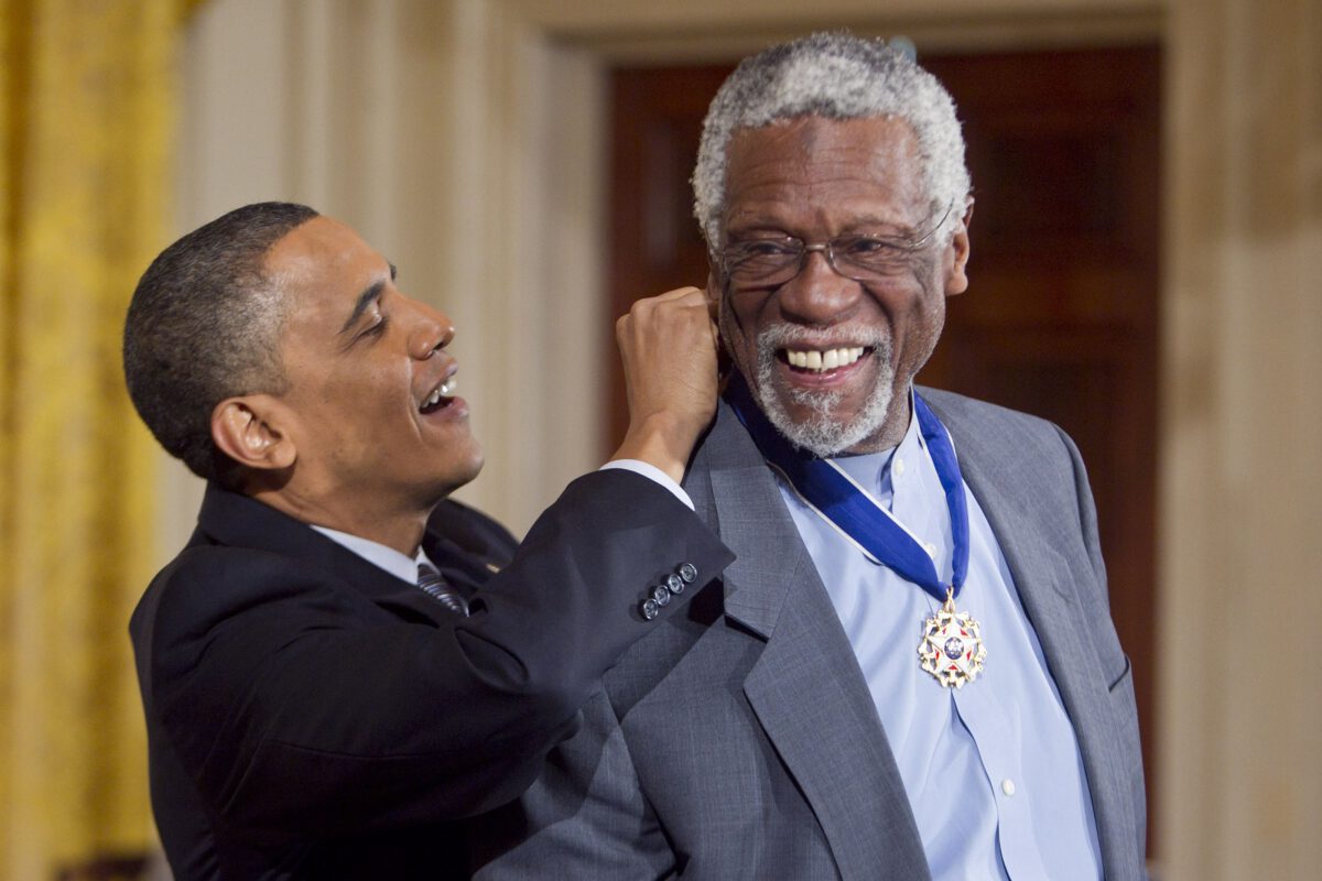 Barack Obama Gives Bill Russell Presidential Medal of Freedom - CLNS Media