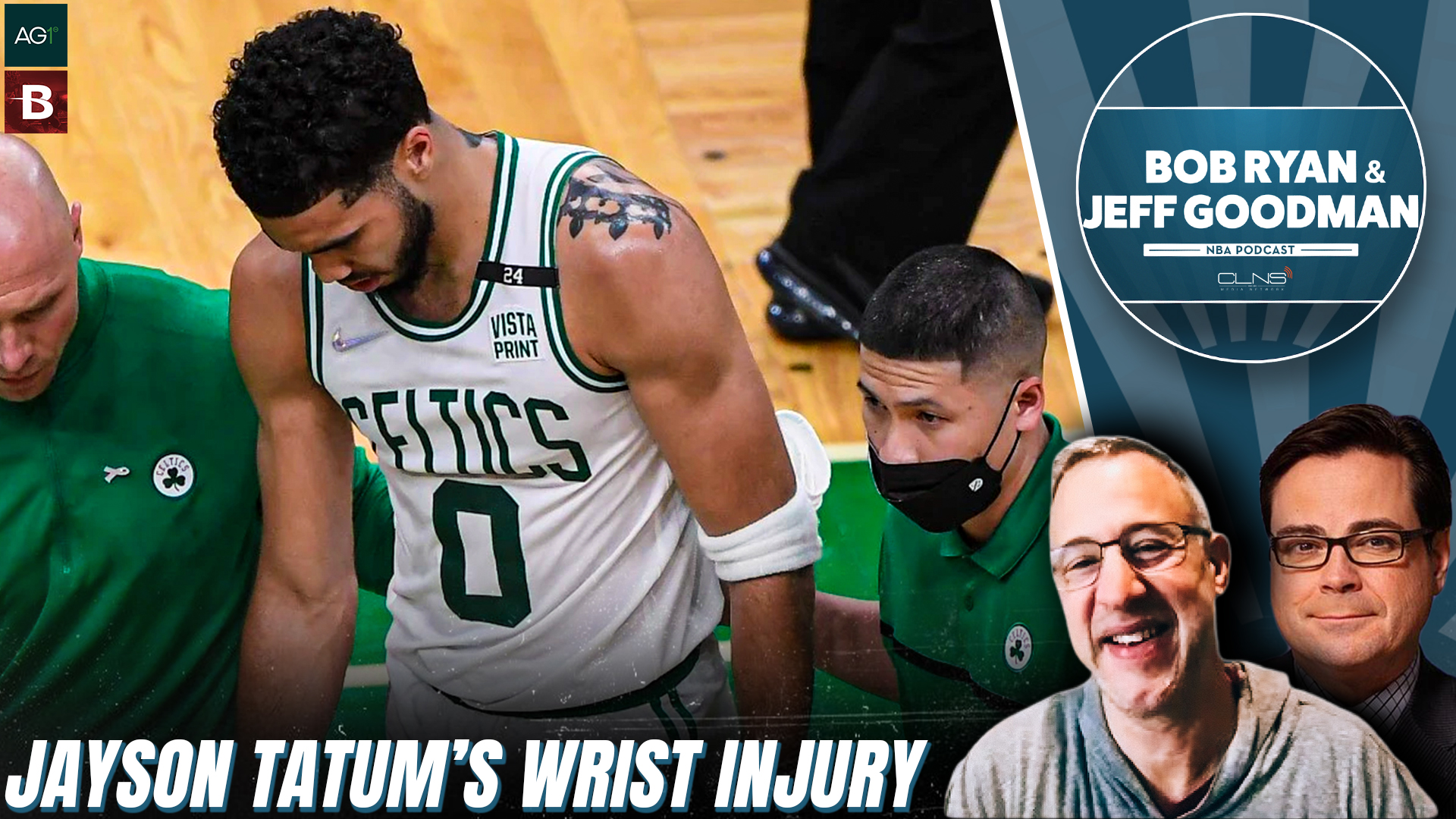 Jayson Tatum's Wrist Injury + Is Jaylen Brown Overrated? - CLNS Media