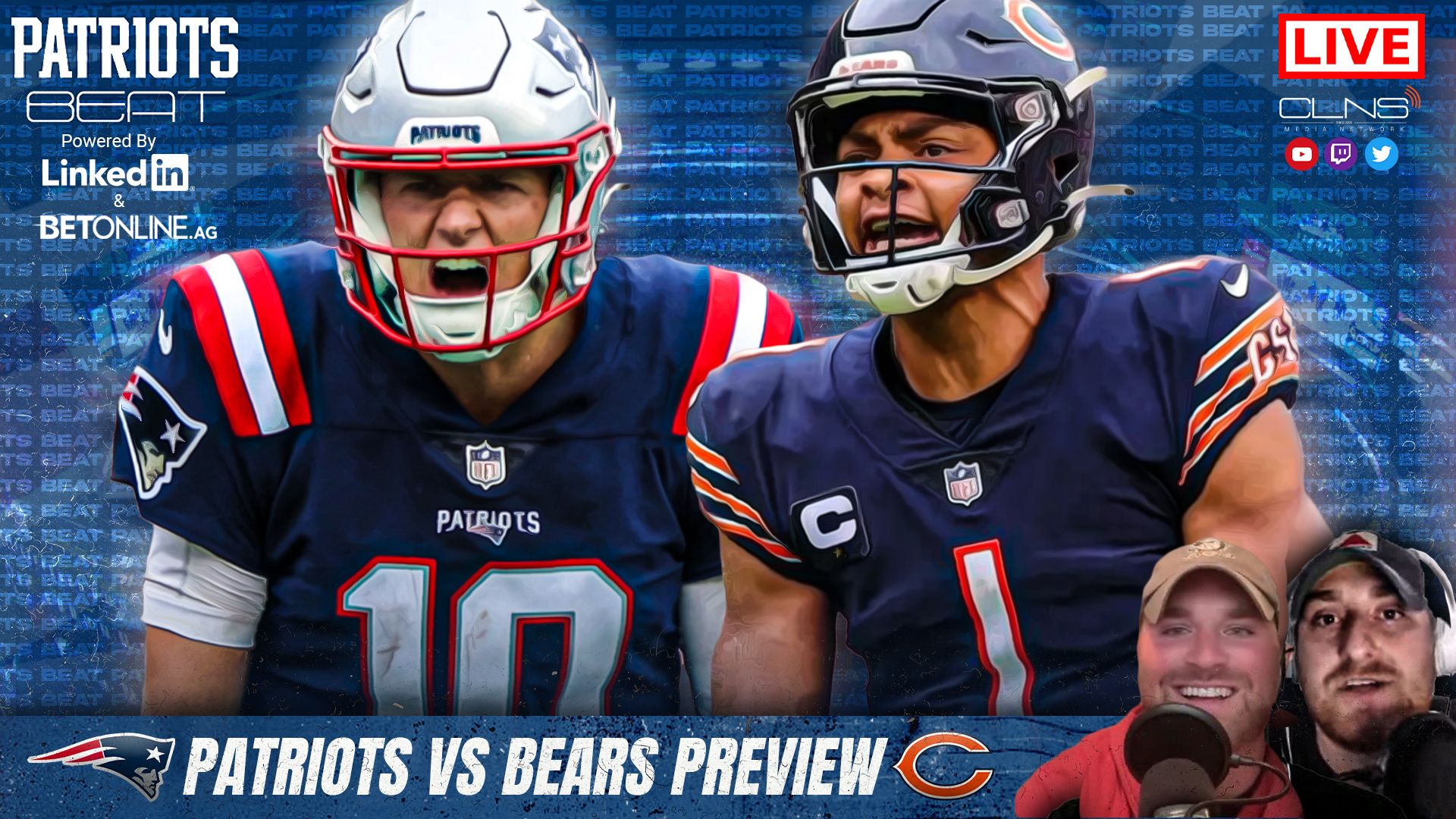 Mac is Back + Patriots vs Bears Preview - CLNS Media