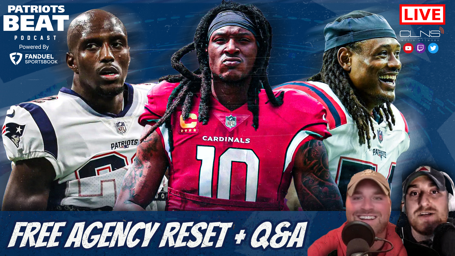 Retirements, Patriots Free agency reset & Q+A - CLNS Media