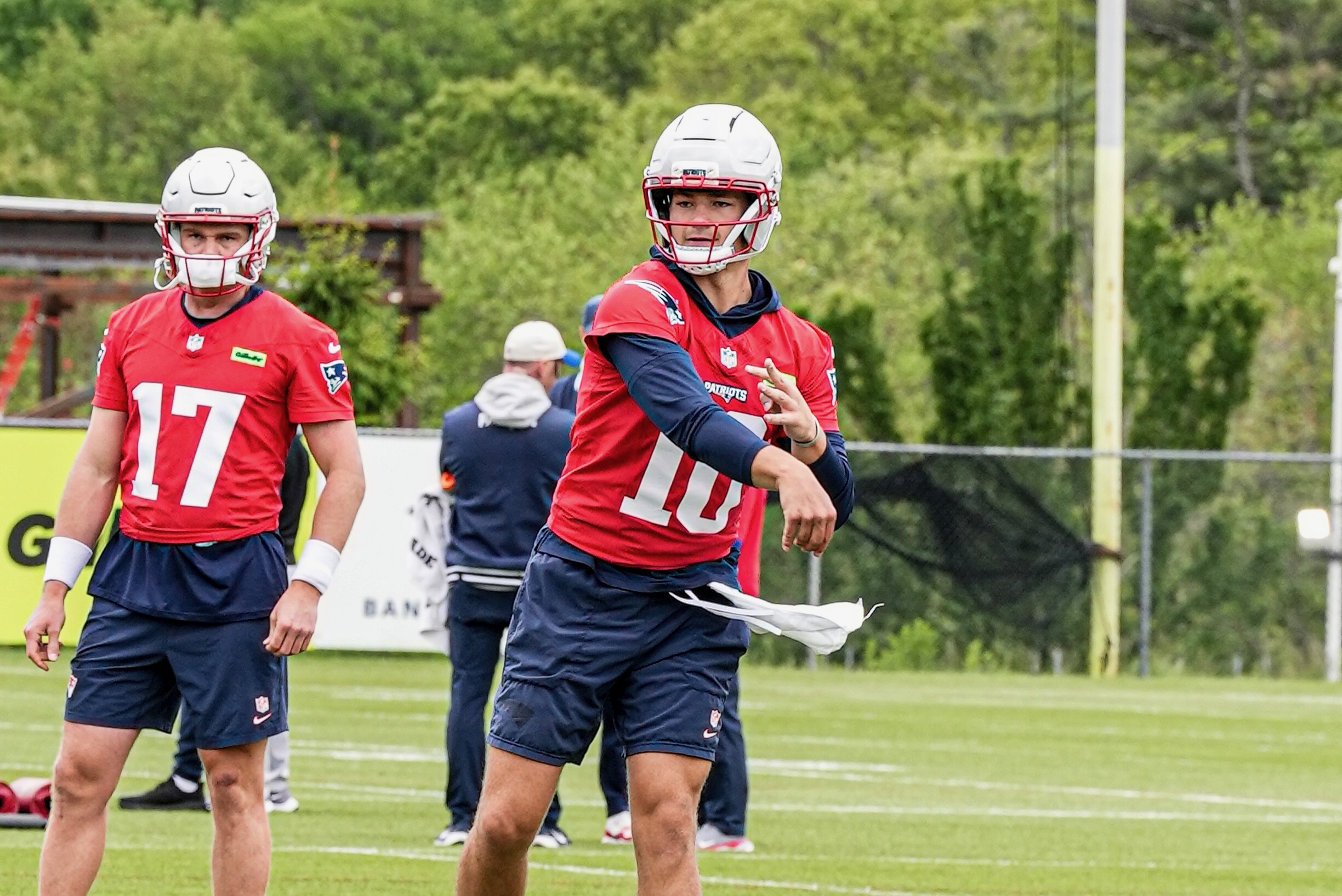 What we learned at Patriots OTA practice and Drake Maye takeaways ...