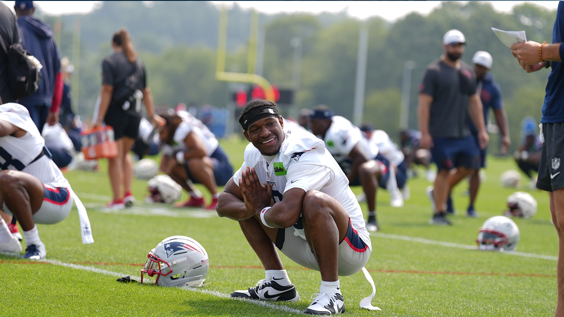 Patriots Training Camp 11: Javon Baker Climbing Depth Chart - CLNS Media